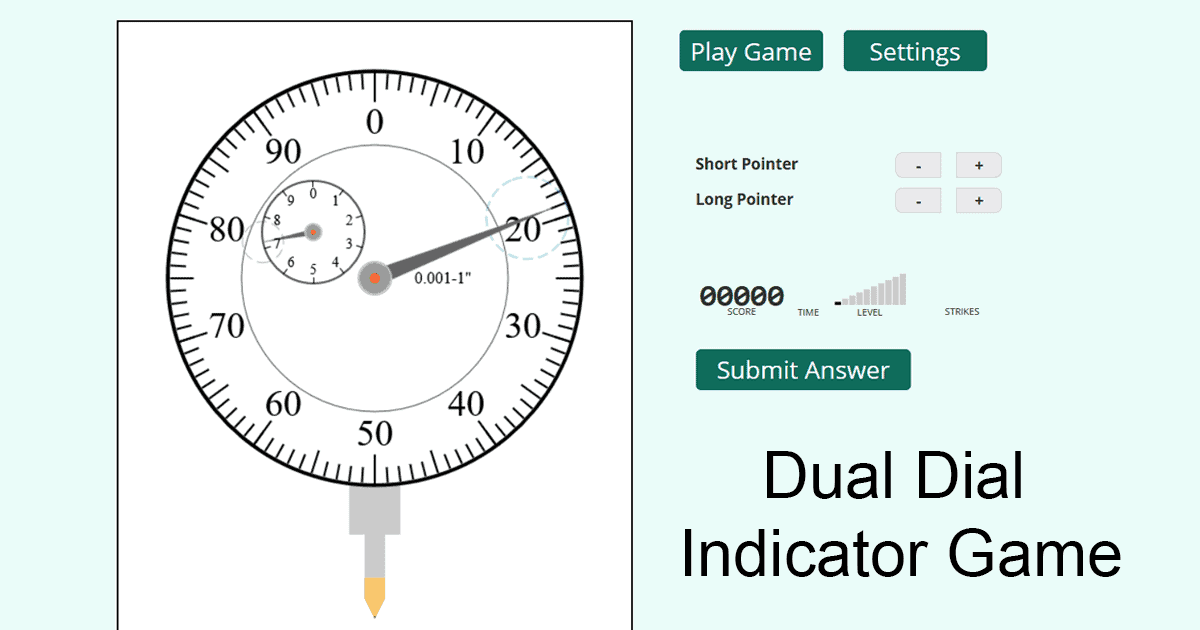 The Dual Dial Indicator Game - Learn to Read a Dial Indicator